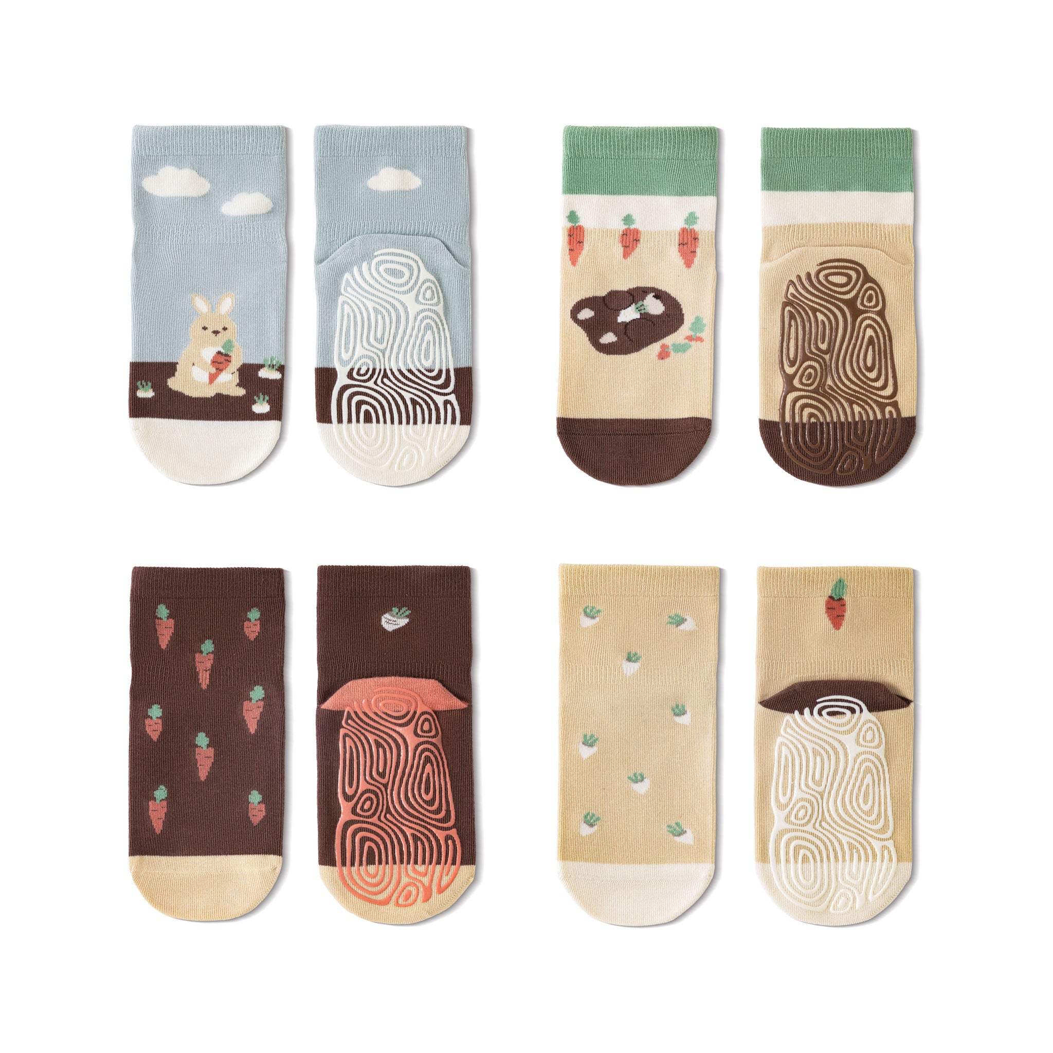 Rabbit & Mole Non-Slip Socks for Babies & Toddlers – LittleYogaSocks
